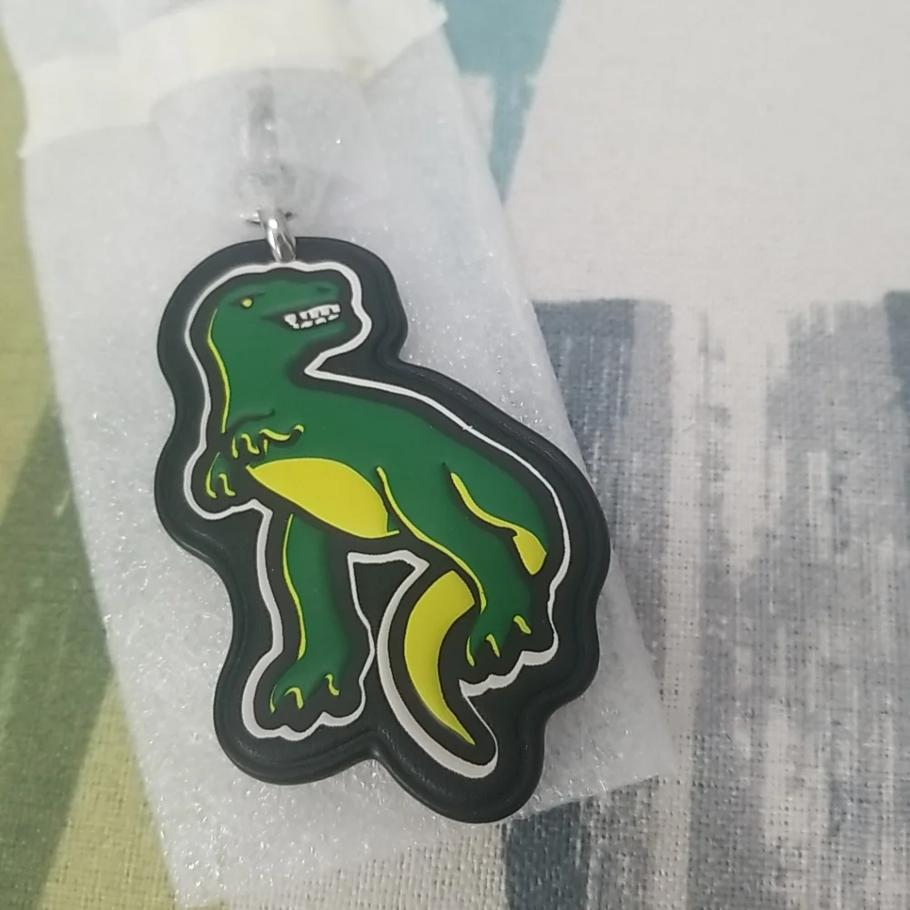 Coach | Bags | Coach Dinosaur Rexy Sticker Leather Bag Charm Keychain ...